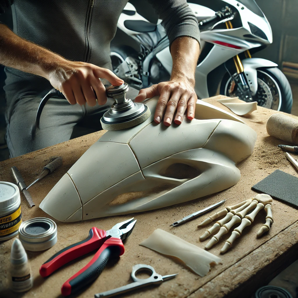 Comment réparer efficacement et facilement un carénage moto